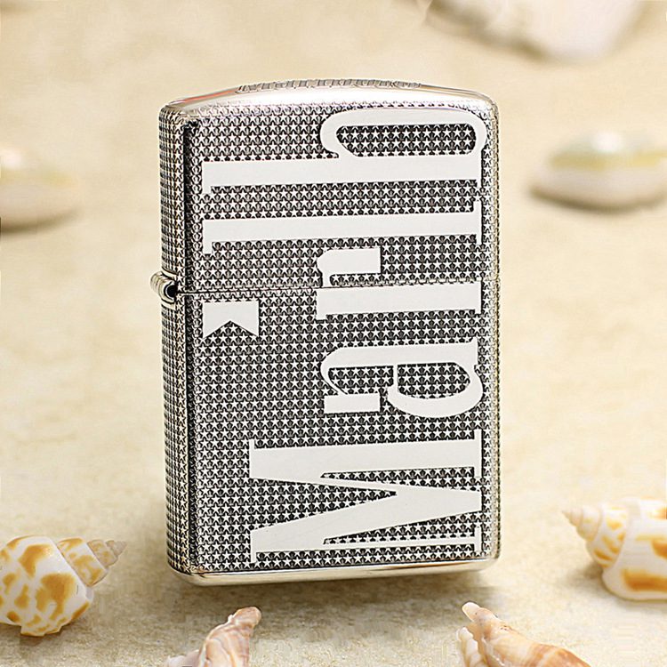 Etching Brass Armor Lacquer Art Spider-Man Zippo Lighter