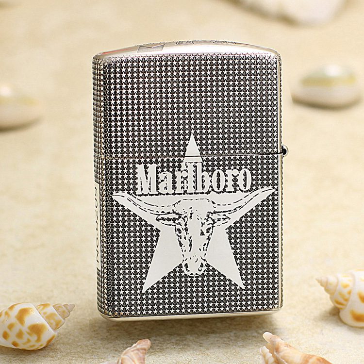 Etching Brass Armor Lacquer Art Spider-Man Zippo Lighter