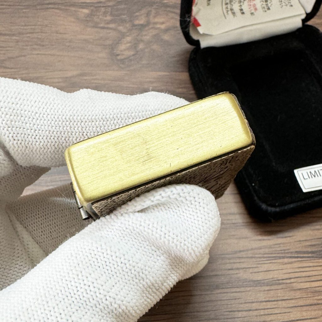 Japanese Zippo Brass Etching 3-Sides Dragon Lighter Limited Edition
