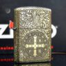 Etching Brass Armor 2-Sides Constantine Zippo Lighter