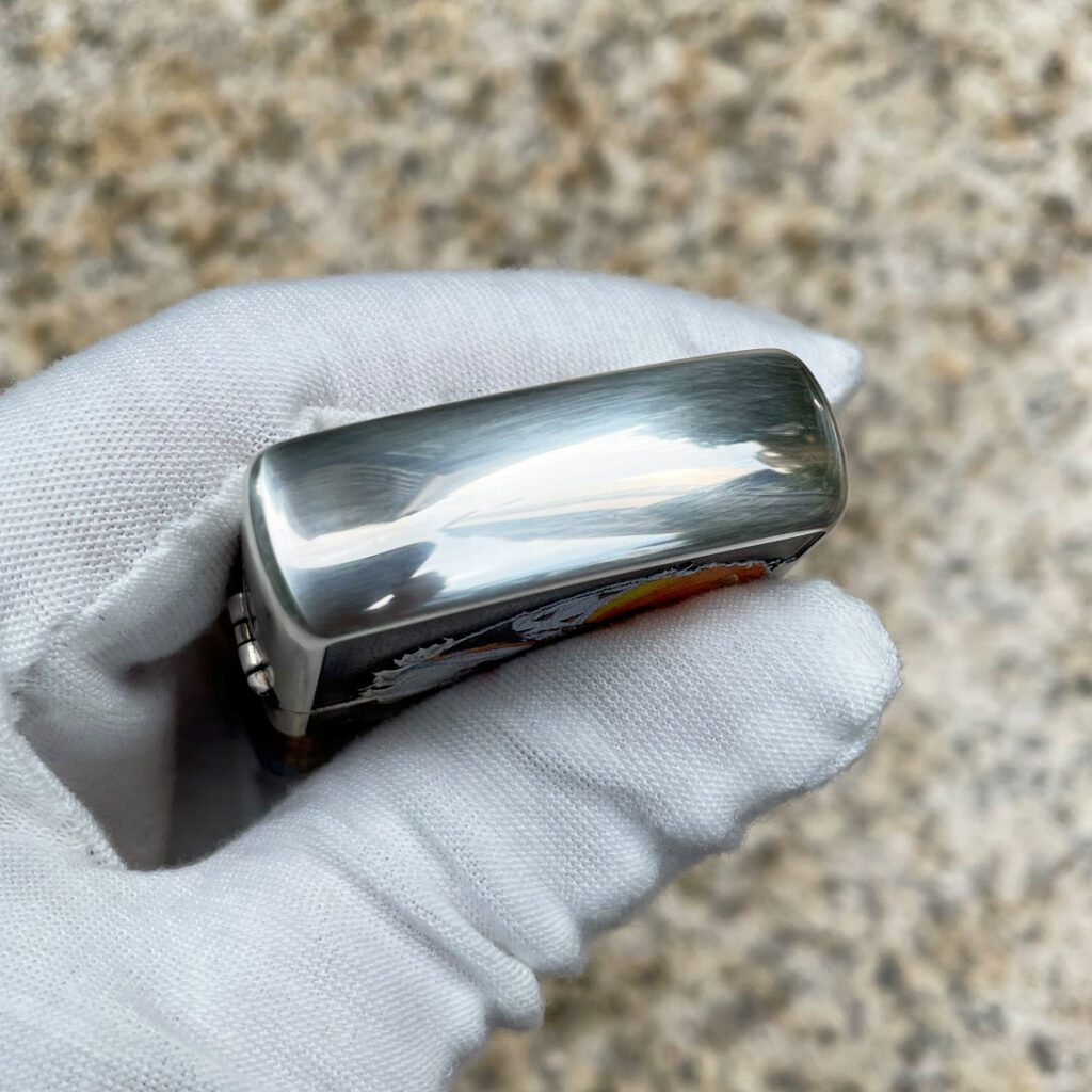 Japanese Zippo Plated Silver Amano Yoshitaka Final Fantasy Lighter