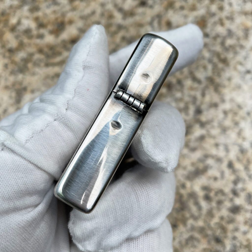 Japanese Zippo Plated Silver Amano Yoshitaka Dragon Knight Lighter