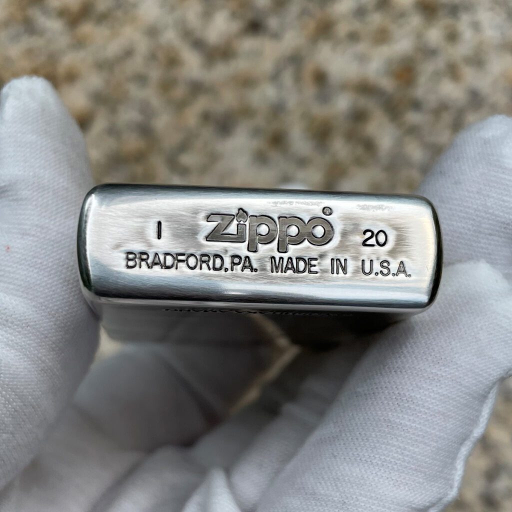 Japanese Zippo Plated Silver Amano Yoshitaka Dragon Knight Lighter