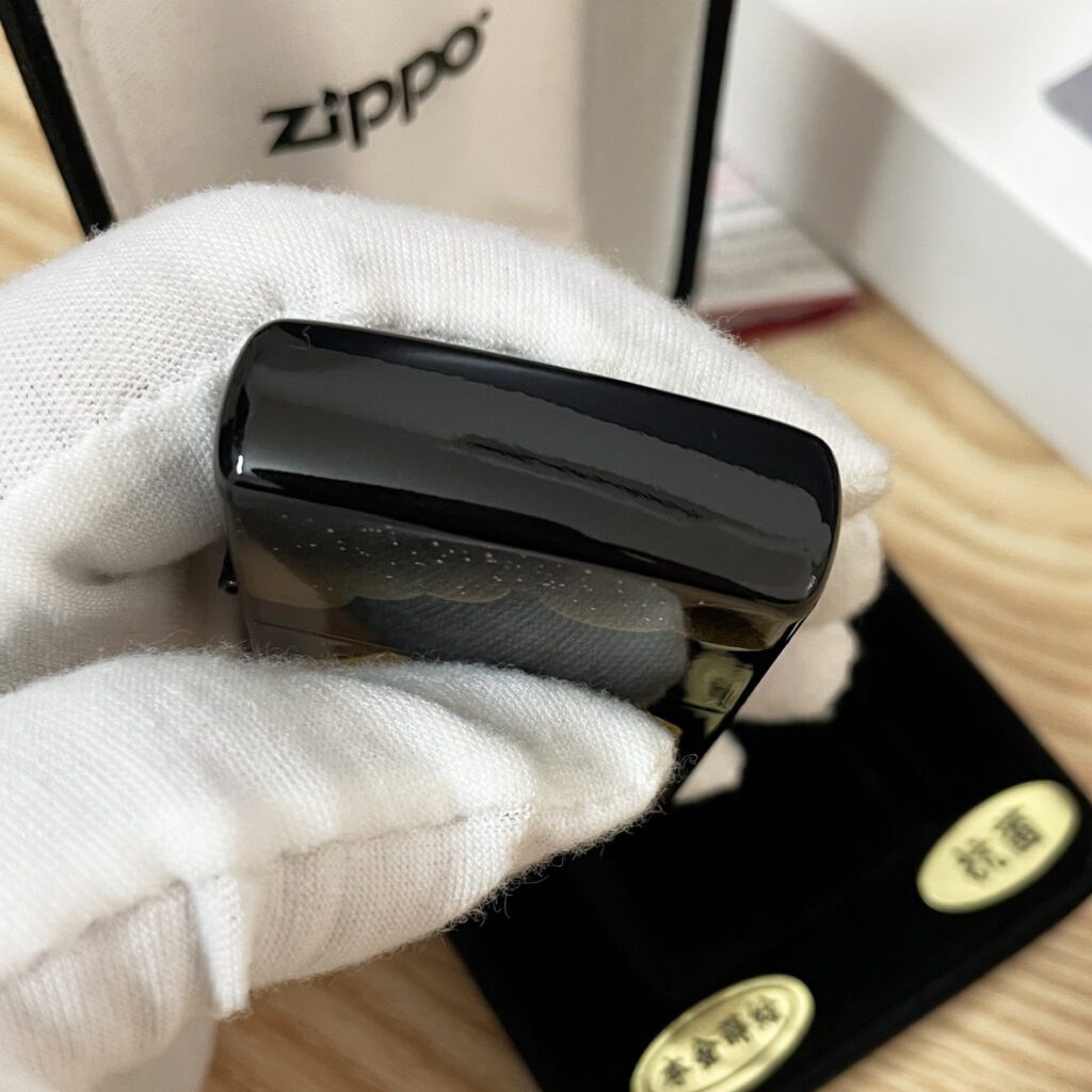 Japanese Zippo Traditional Crafts Maki-e Urushi Cow Lighter