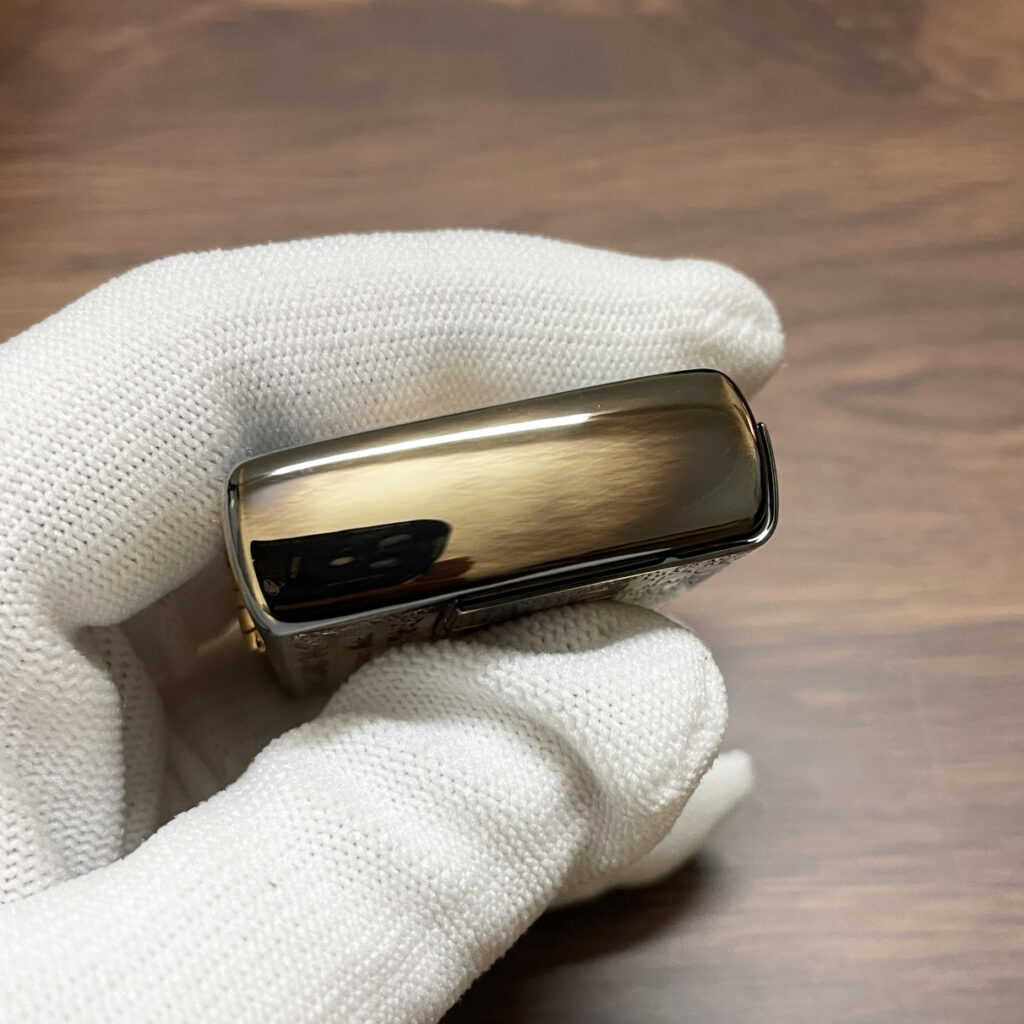 Japanese Zippo Smoked Golden Bottom Stamps Date Codes Lighter