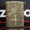 Etching Brass Armor Premium Constantine Holy Father Zippo Lighter