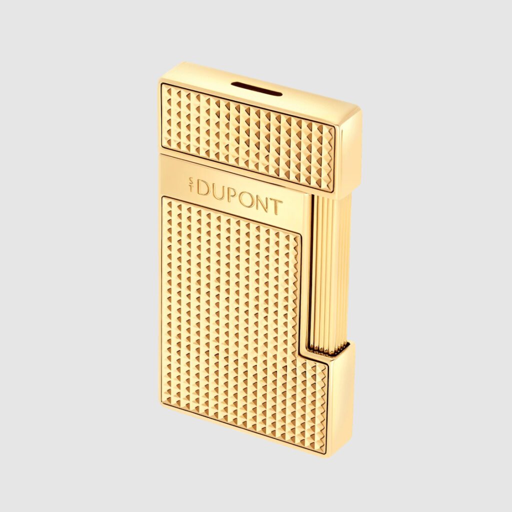 S.T. Dupont Slimmy Gold Diamond Head Lighter 028009