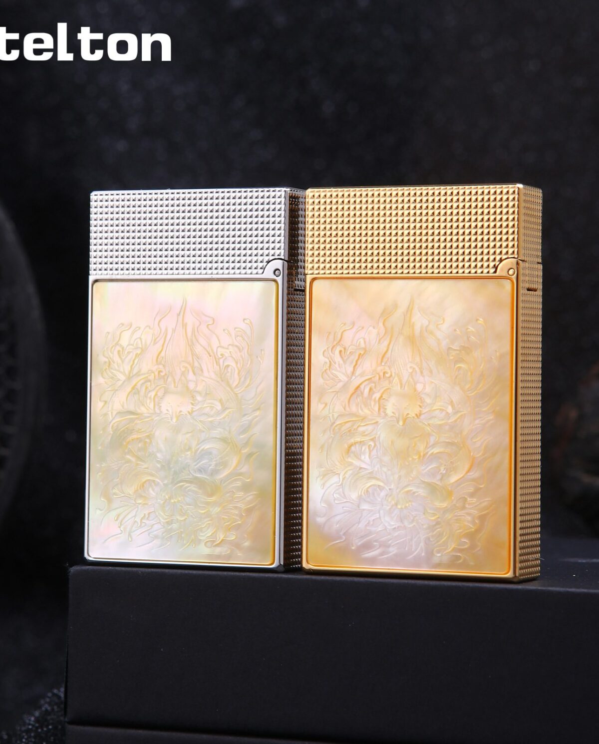 Stelton Line 2 Perfect Ping Sound Mother-of-Pearl Nine-Tailed Fox Lighter