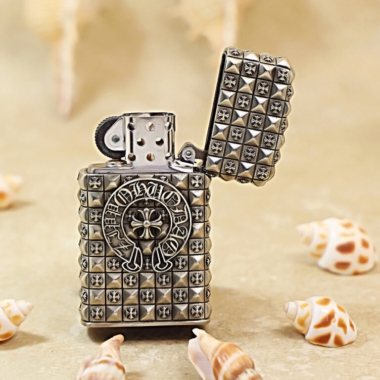 Zippo Slim Metal Jacket Cross Lighter